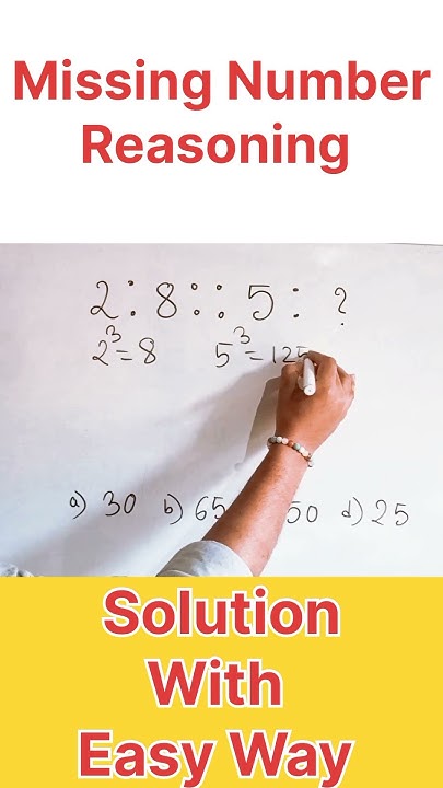missing number/reasoning classes/how to find missing number/number analogy - YouTube