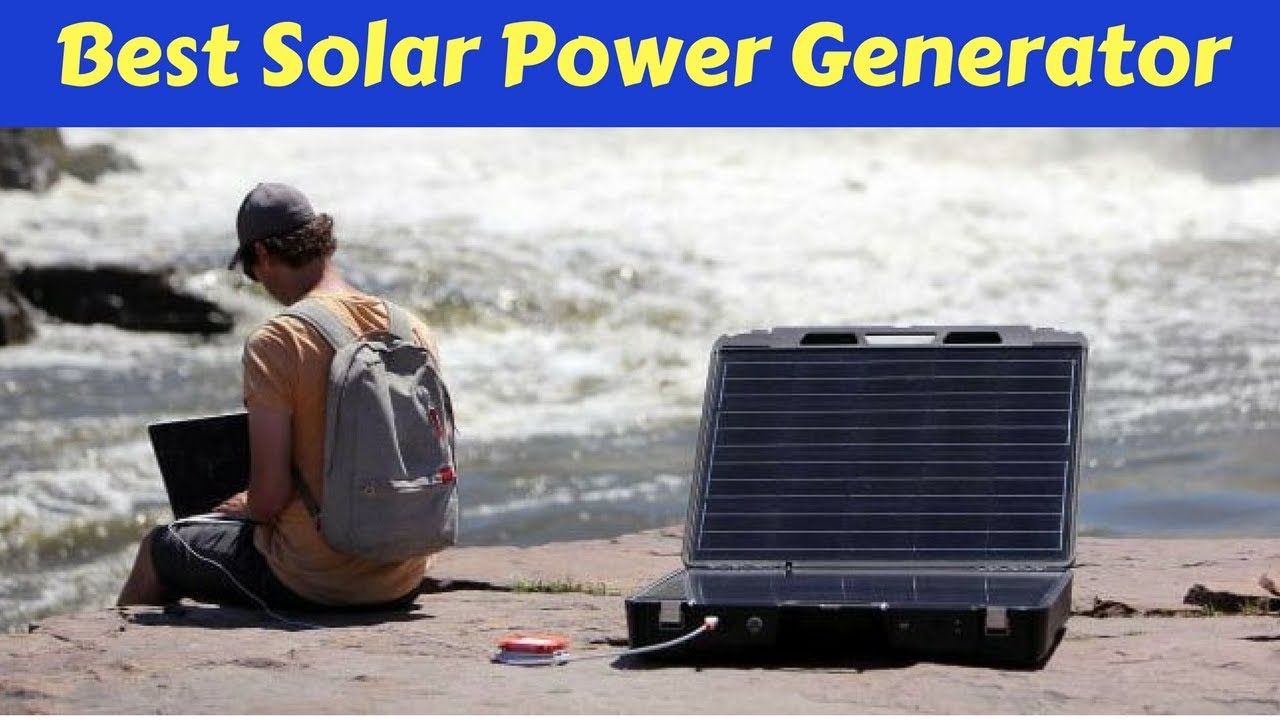 Top 5 Best Portable Solar Power Generators On The Market Today!!! - YouTube