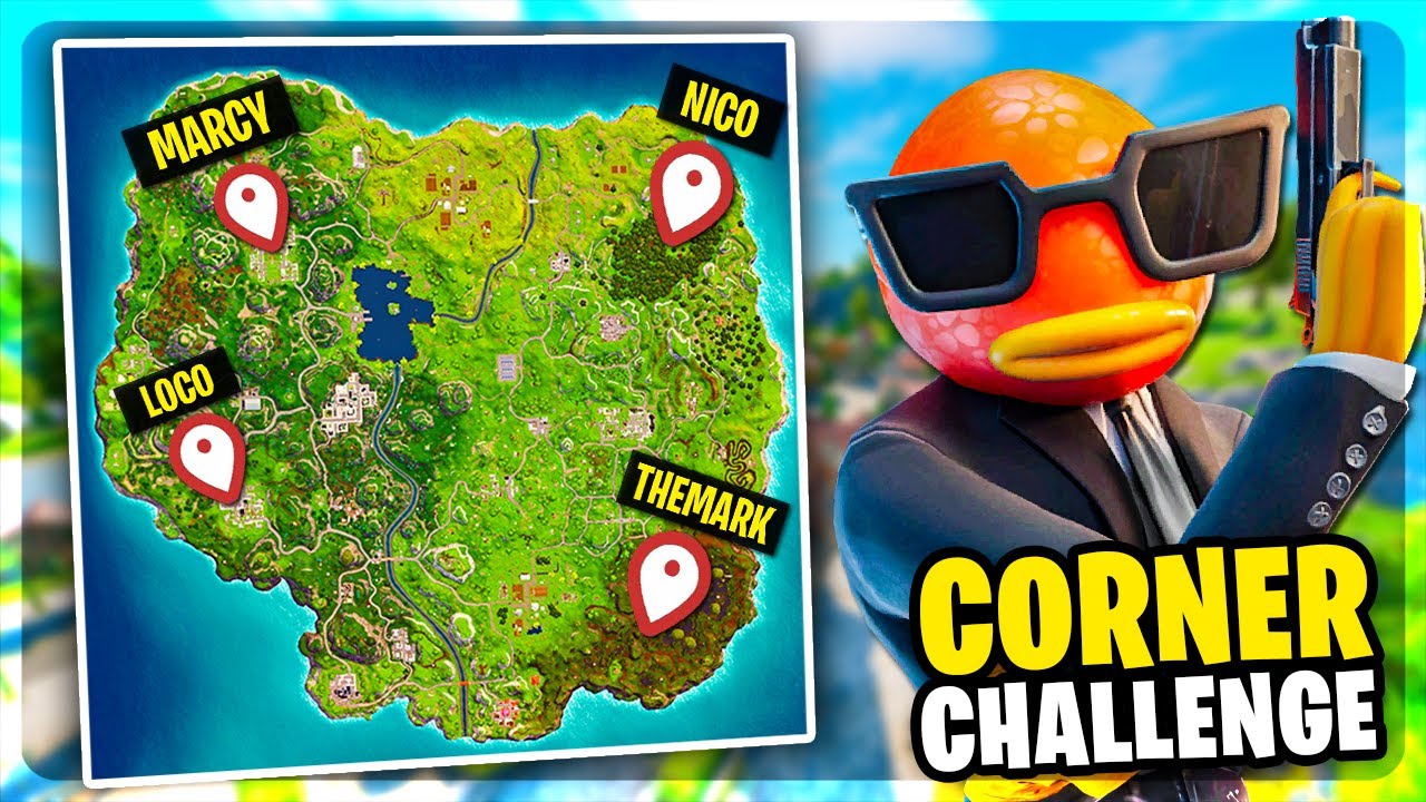 CORNER CHALLENGE OG SU FORTNITE! - YouTube