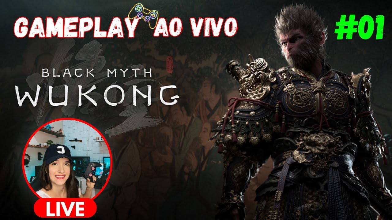 BLACK MYTH: WUKONG - #1: INÍCIO DO JOGO DO MAMACO! | Gameplay ao Vivo ...