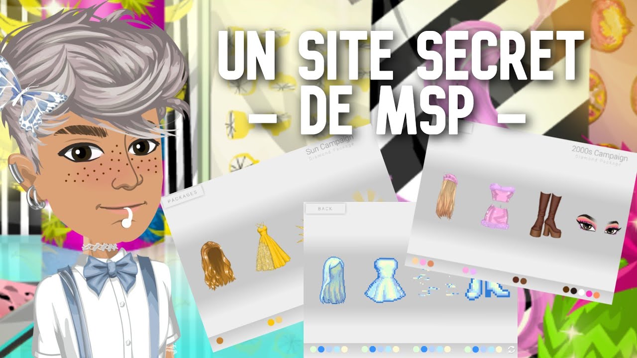 UN SITE CACHER PAR MSP QUI MONTRE TOUT LES PACKS DIAMANT !! - YouTube
