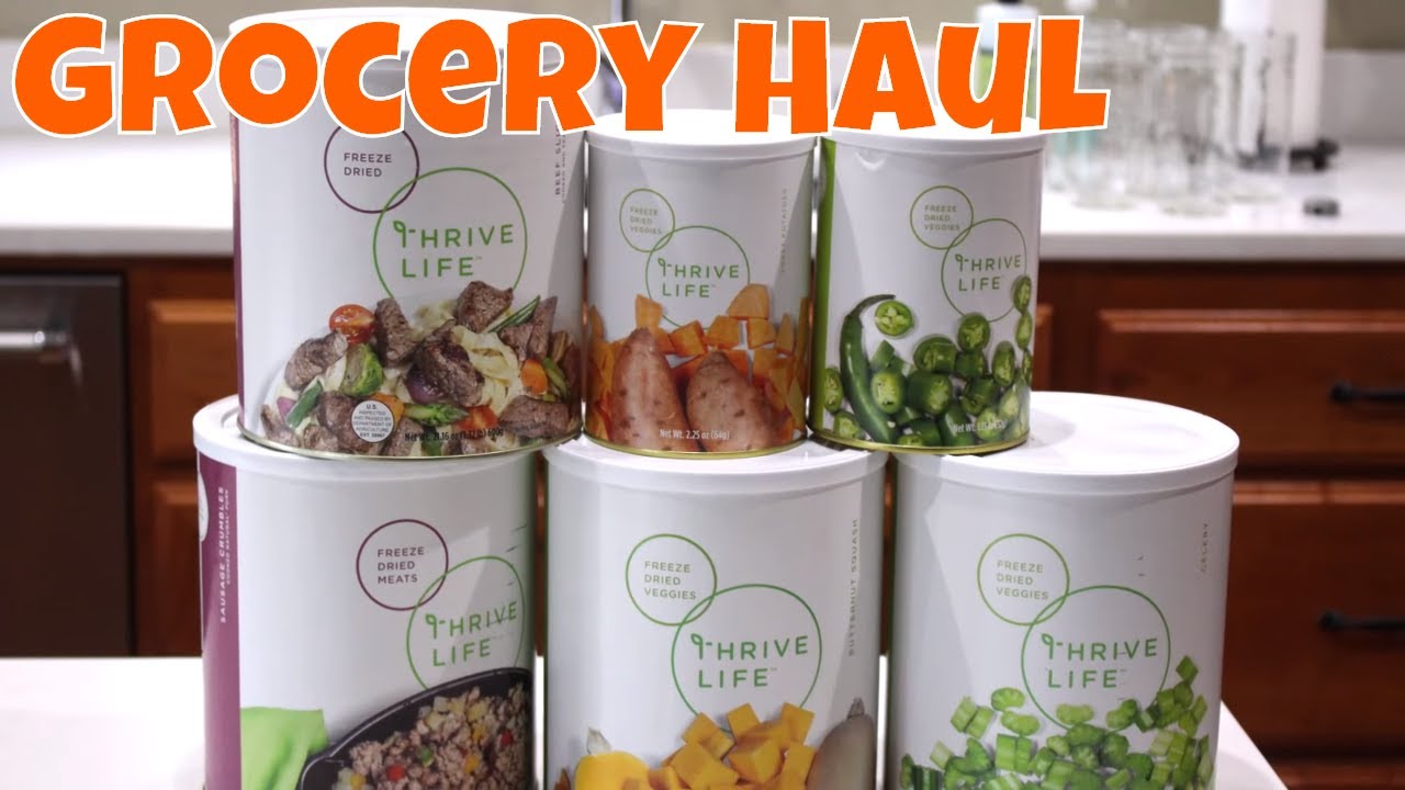 Feburary 2019 Thrive Grocery Haul With Linda's Pantry - YouTube