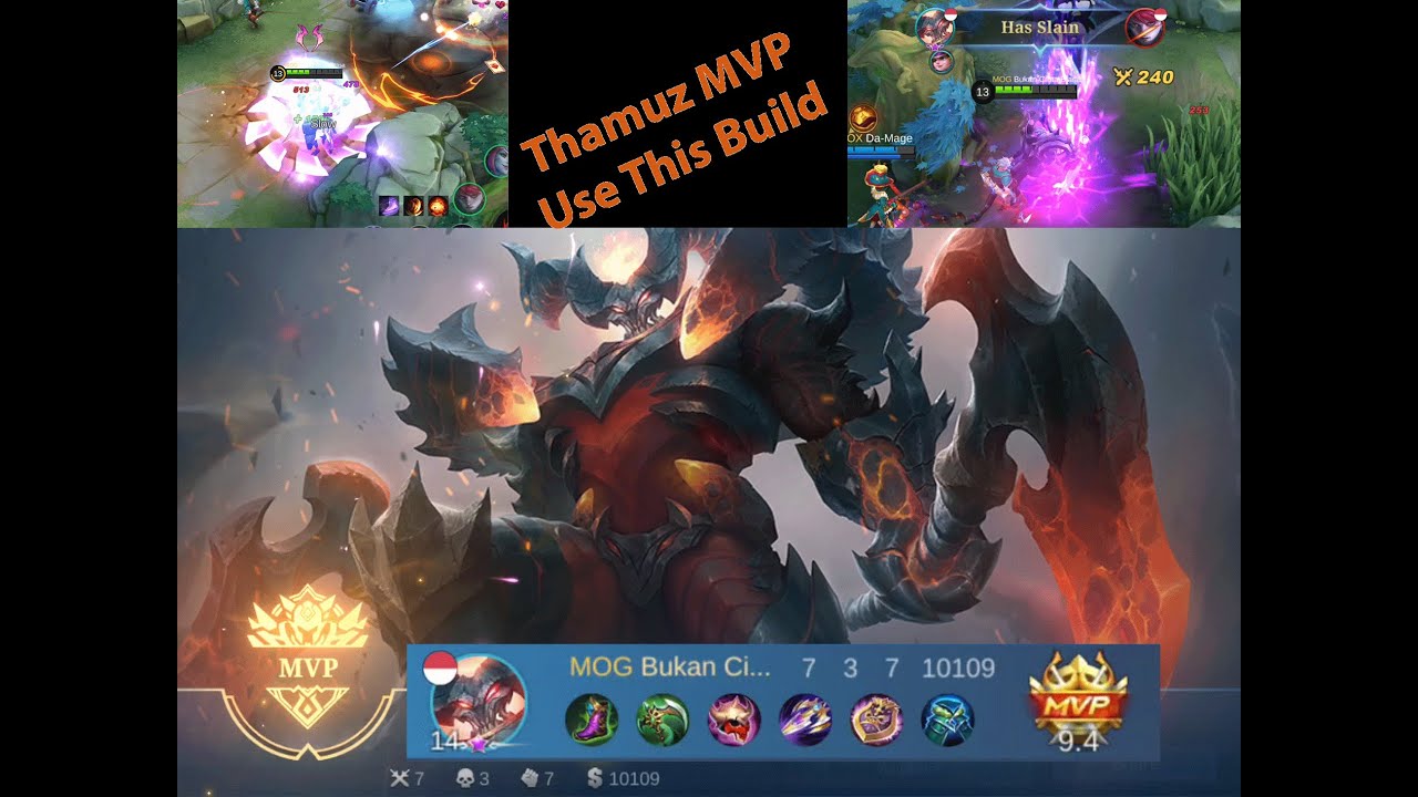 Thamuz Mobile Legends Gameplay and Got MVP | Build this Item - YouTube