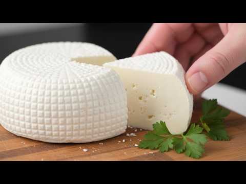The secret trick for fresh cheese made with just 2 ingredients!