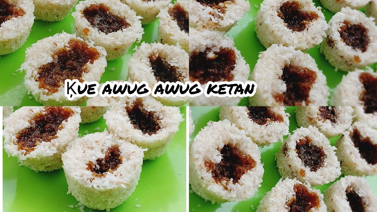 resep kue awuk awuk ketan||CARA MUDAH BUAT KUE TRADISIONAL AWUG AWUG ...