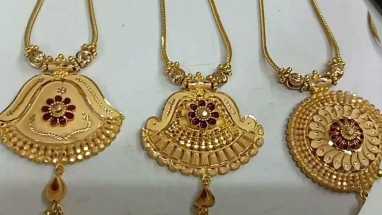 Gold pendant designs #subscribe - YouTube