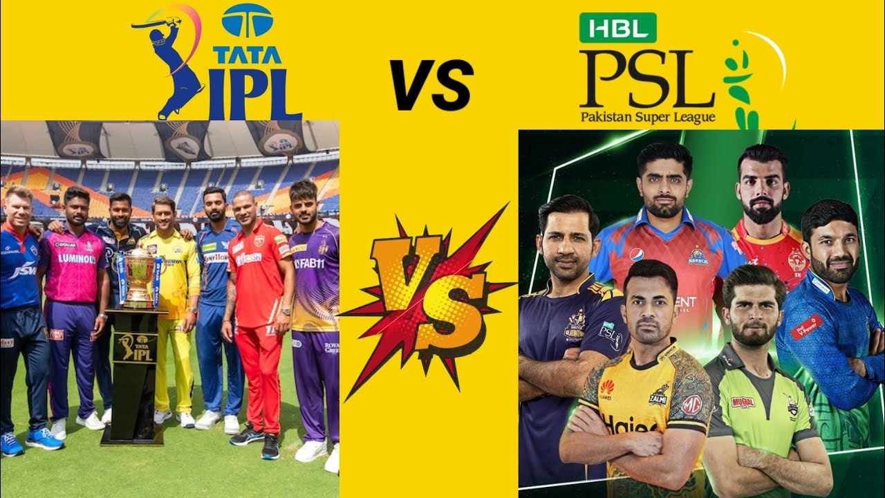 IPL vs PSL ️ ️ | Indian premier league vs pakistan super league ...