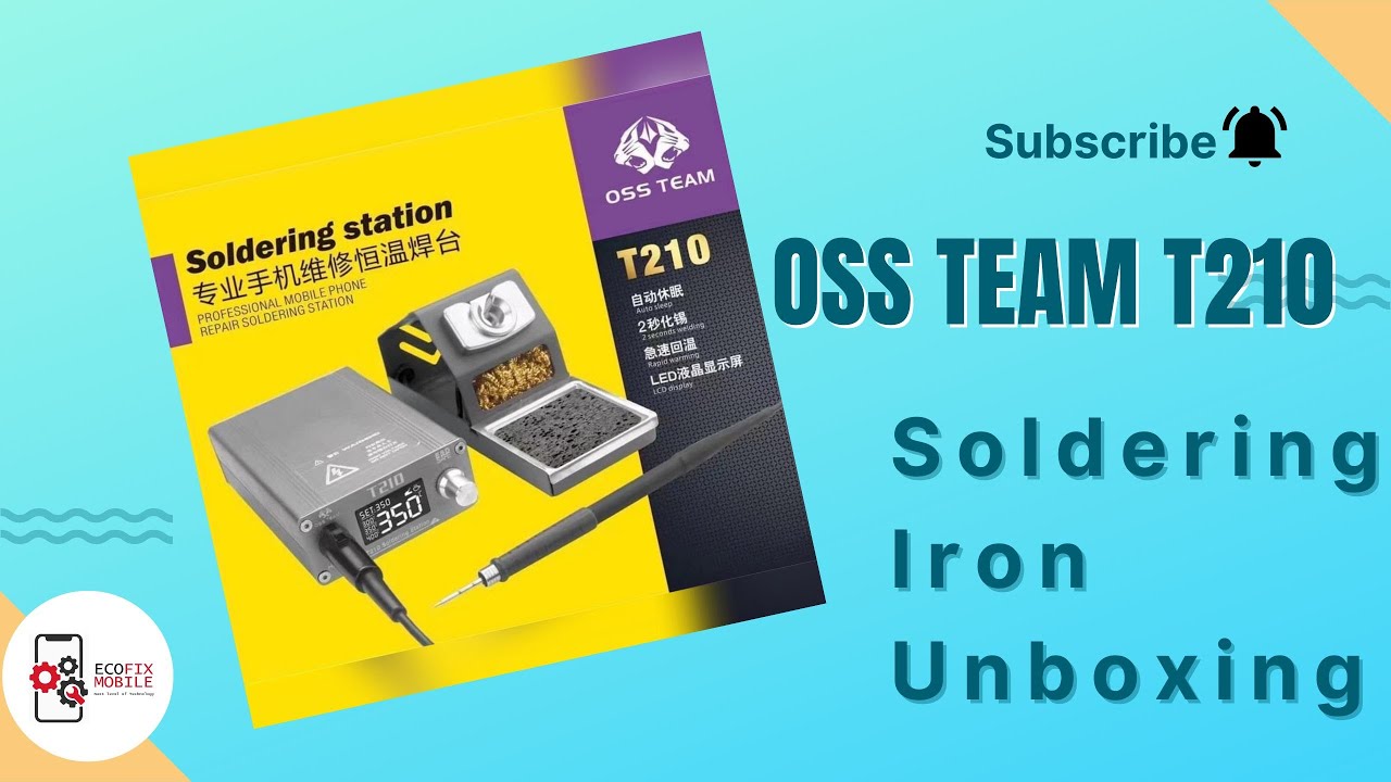 Oss Team T210 Soldering Iron Unboxing - YouTube