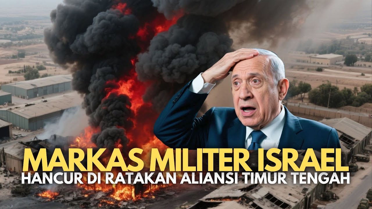 MARKAS MILITER ISRAEL HANCUR‼️DI RATAKAN ALIANSI TIMUR TENGAH - YouTube