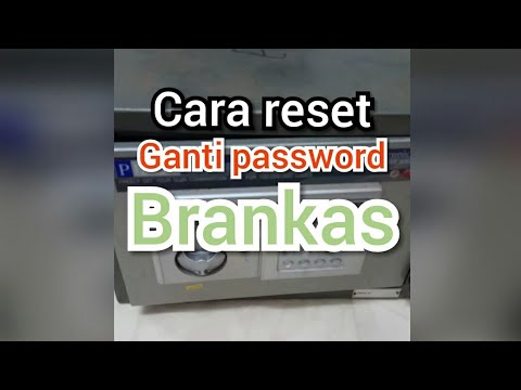 Cara reset/ganti password pada brankas/lemari besi - YouTube