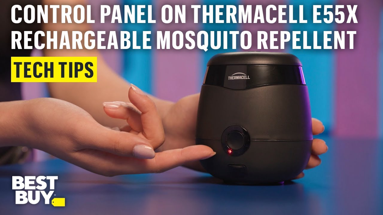 Lights on the Thermacell E55X Rechargeable Mosquito Repellent – Tech Tips from Best Buy - YouTube