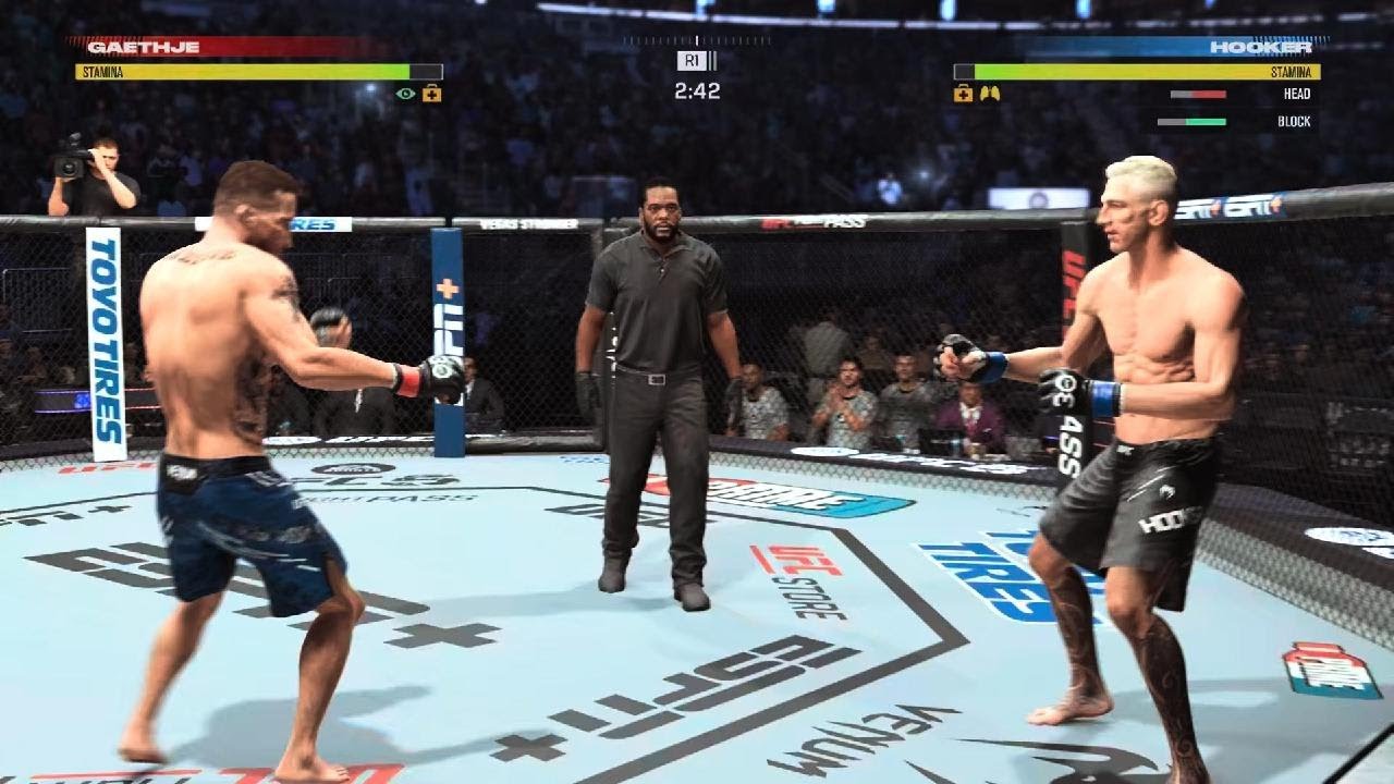 *BLOODIEST FIGHT YET* Gaethje vs Dan H | UFC 5 - YouTube