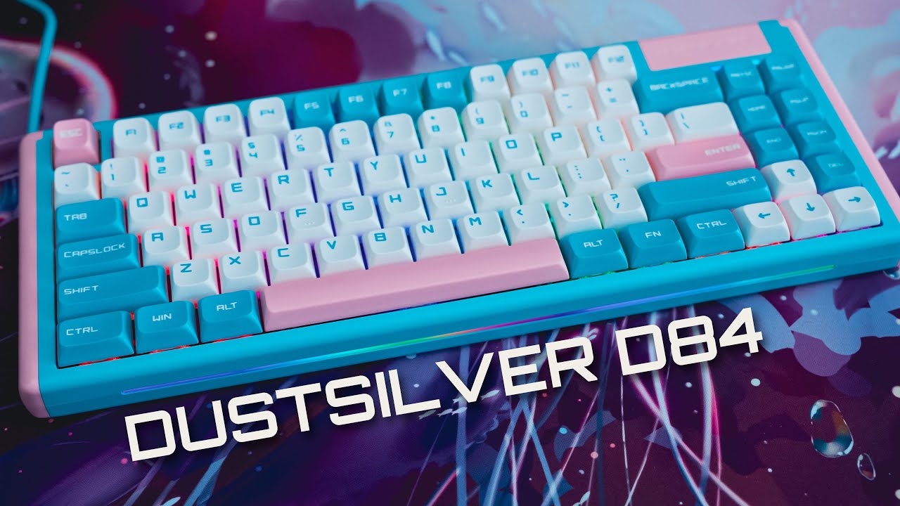 Dustsilver D84 Keyboard Review - It shouldn't be this good! - YouTube