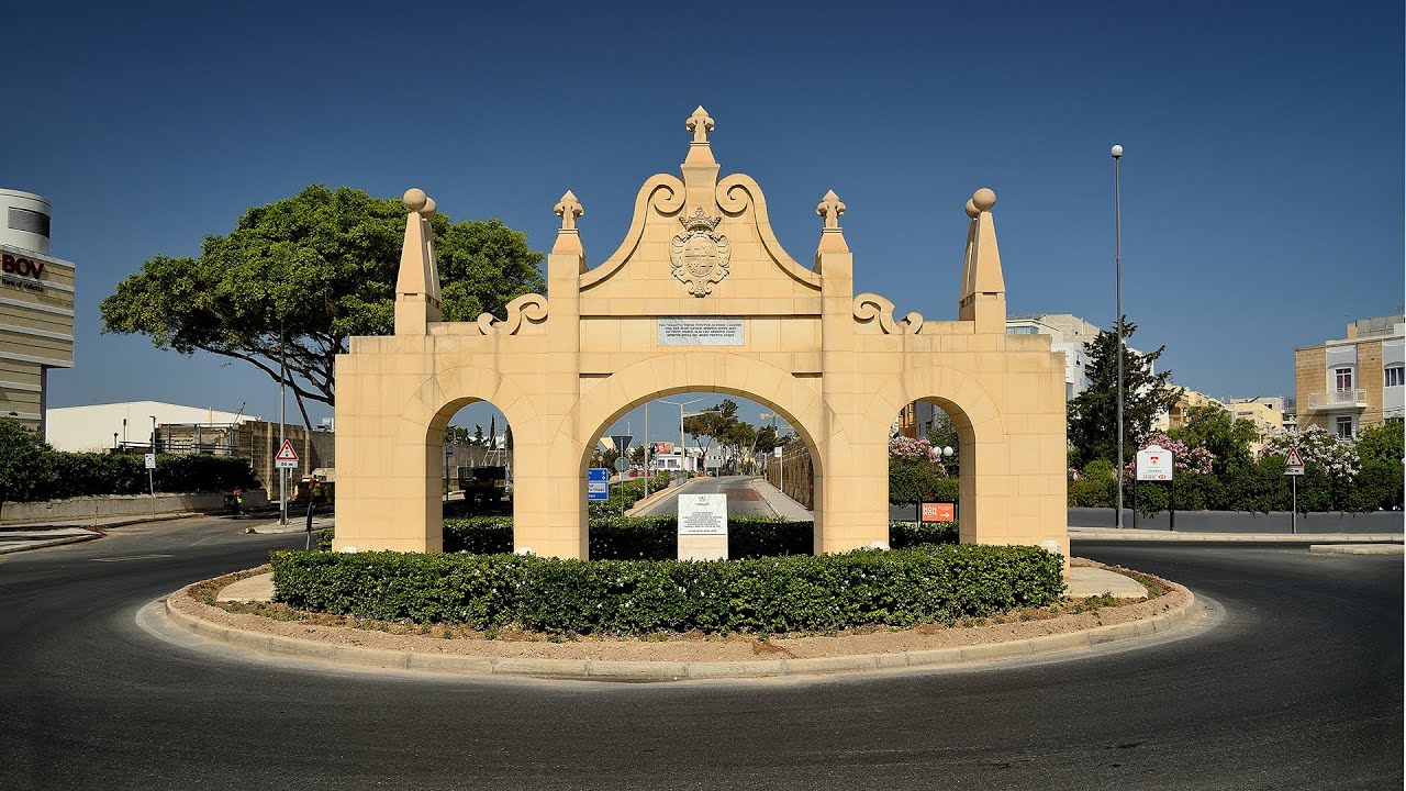 Malta. Fleur-de-Lys. Wignacourt Aqueduct & Wignacourt Arch. 5.06.2019 ...