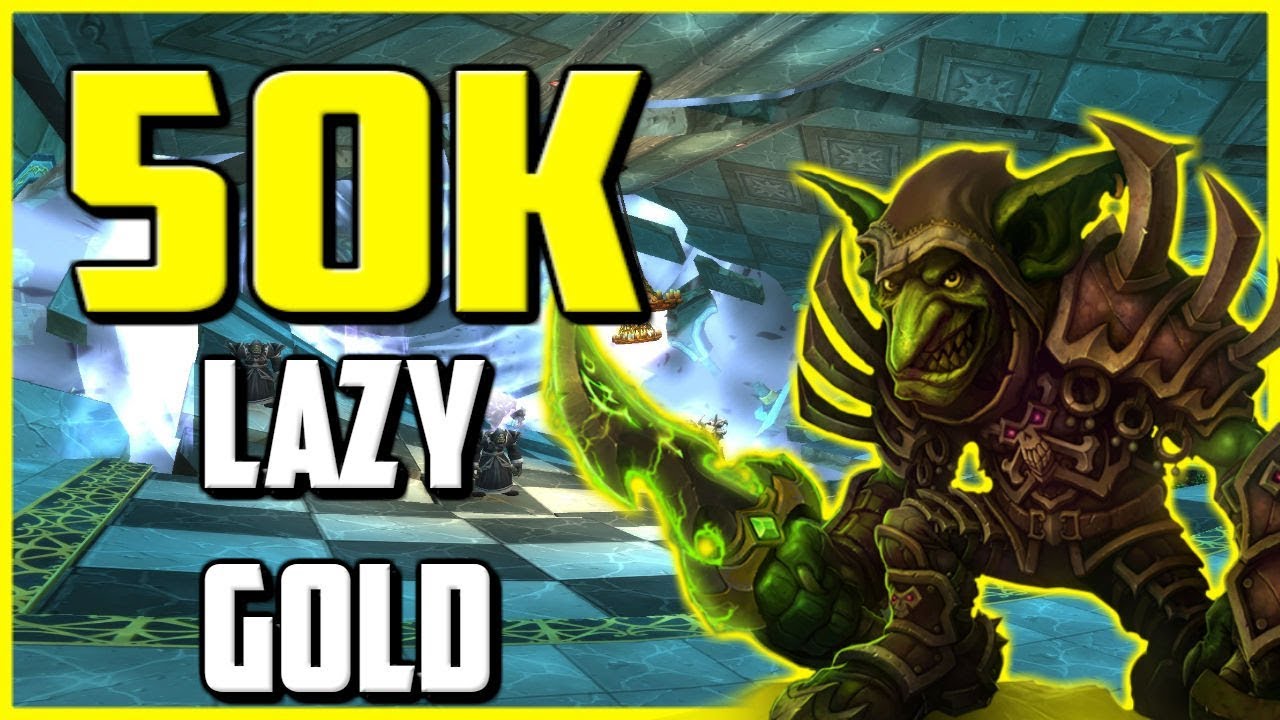 50k With Lazy Gold Farming In WoW BFA 8.1.5 - YouTube