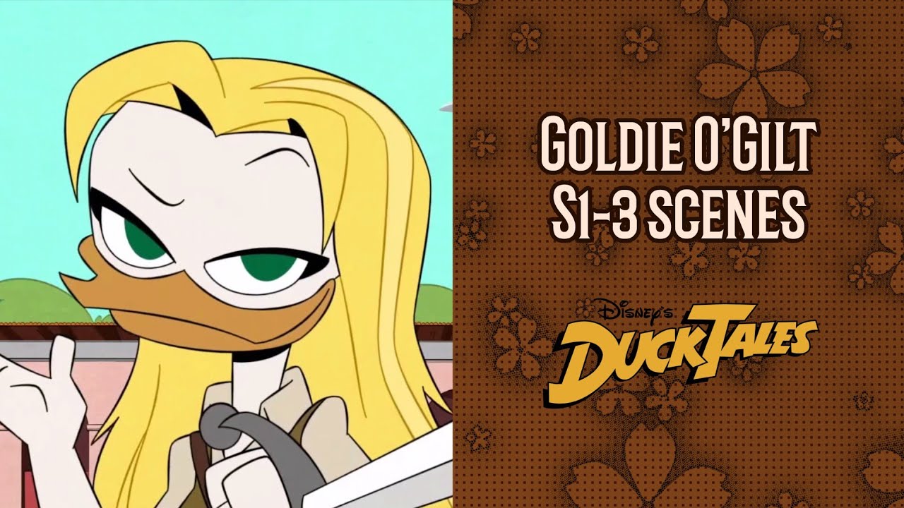DuckTales - Goldie O'Gilt scenes (s1-3) - YouTube
