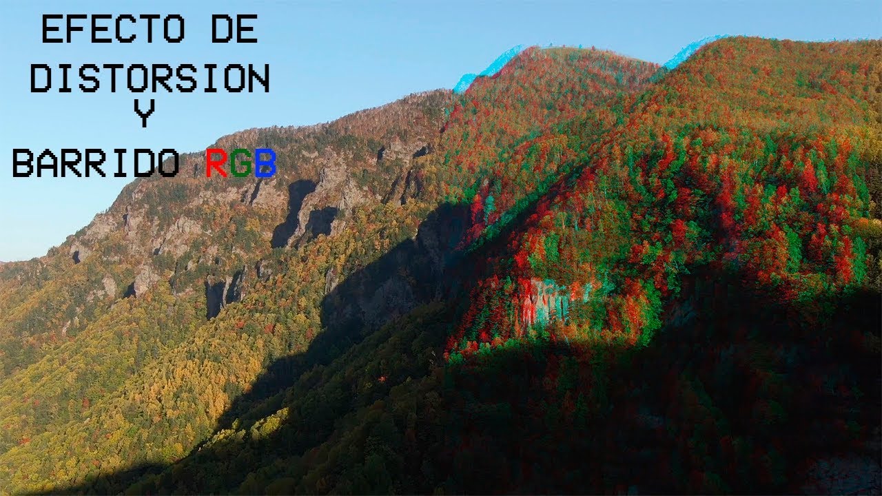 Cómo hacer el efecto de distorsión de color dividido RGB Y Barrido de ...