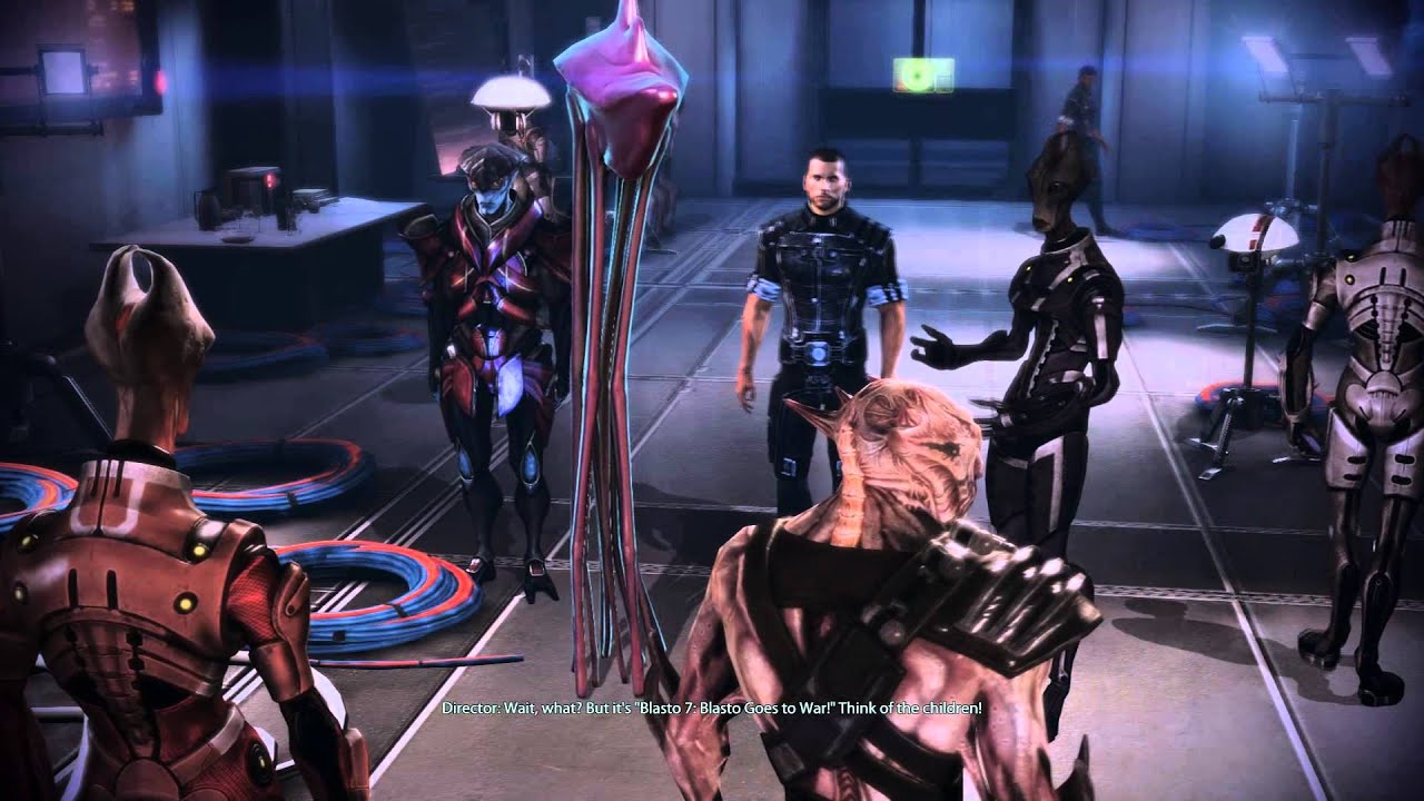 Mass Effect 3: The Citadel - Blasto meets Javik and Shepard - YouTube