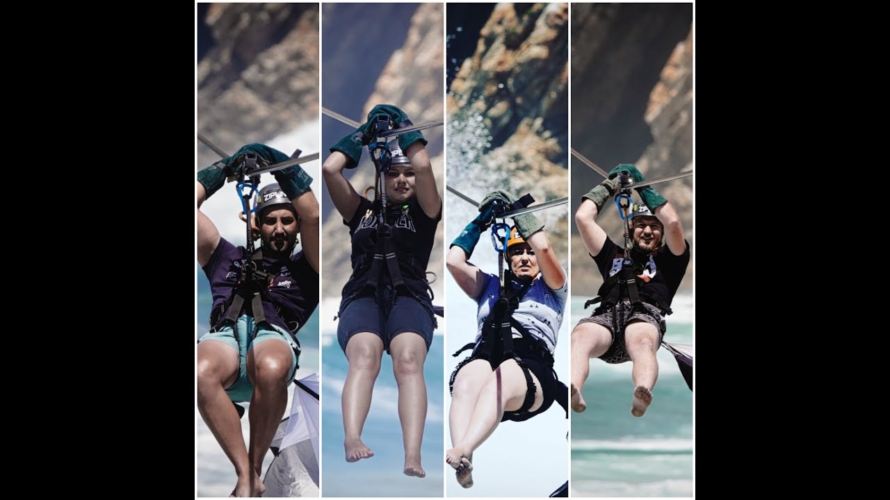Mossel Bay Zipline - the longest over-ocean zipline in the world! - YouTube