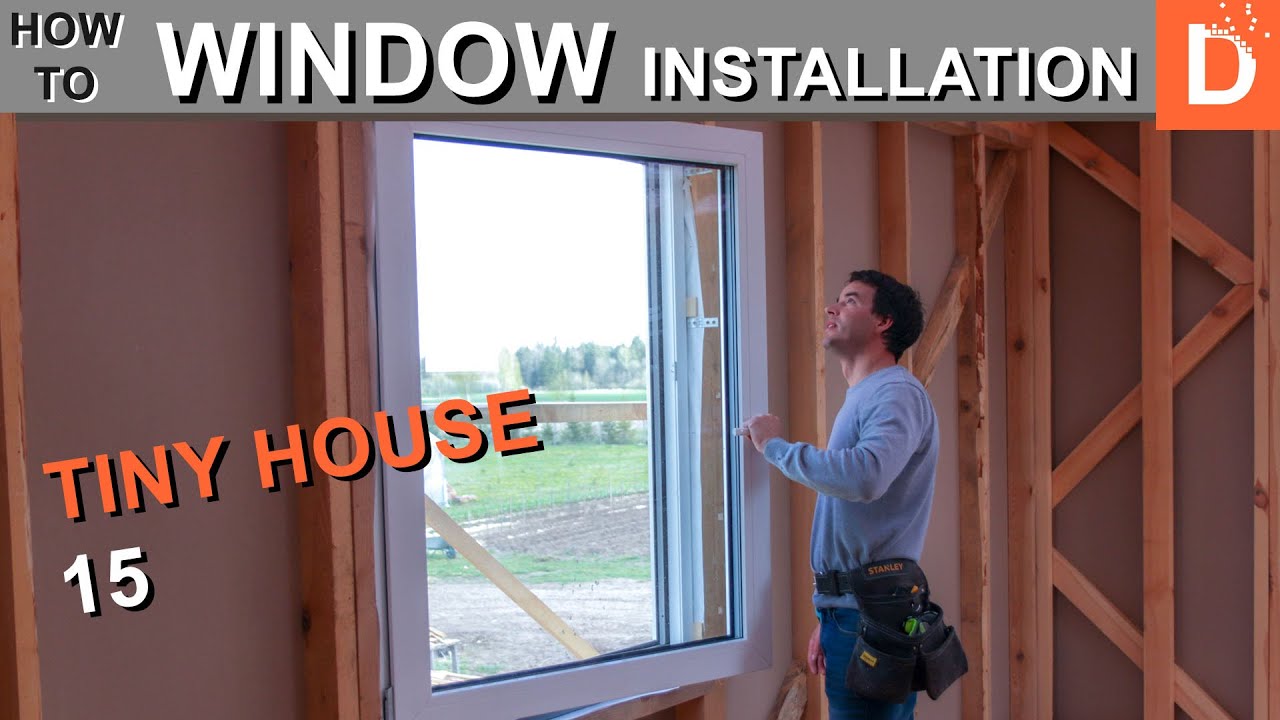 uPVC Window INSTALLATION - TINY HOUSE - YouTube