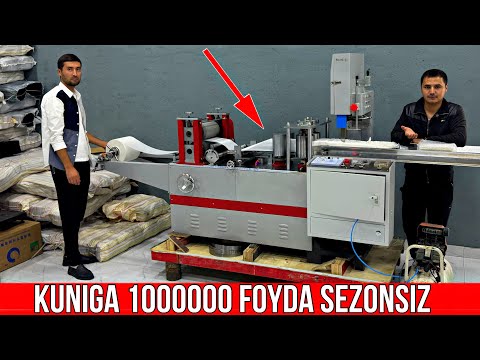 SIZ SO’RAGAN BIZNES. SEZONSIZ SALFETKA ISHLAB CHIQARISH