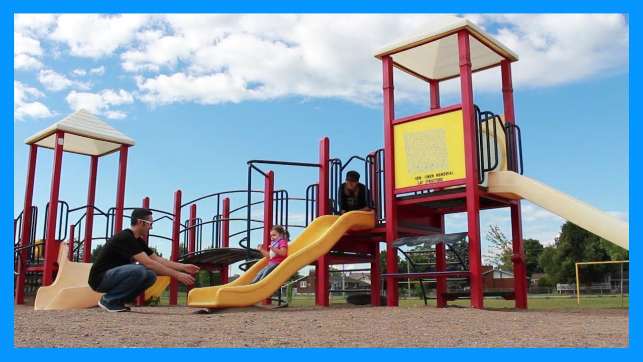 OUTDOOR PLAYGROUND Family Fun, Park for kids & Children with Slides ...