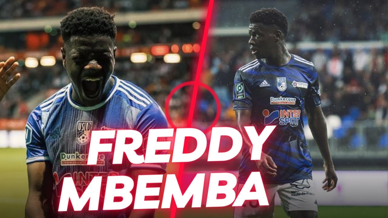 Freddy Mbemba. CRAZY TALENT STRIKER. Goals and skills - YouTube