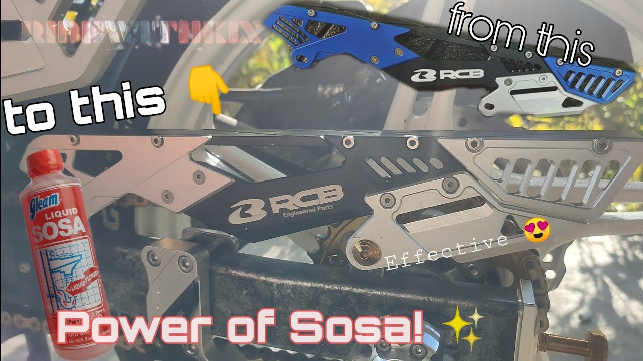 Using Liquid Sosa to my RCB Chain Cover | Ride with Kix - YouTube