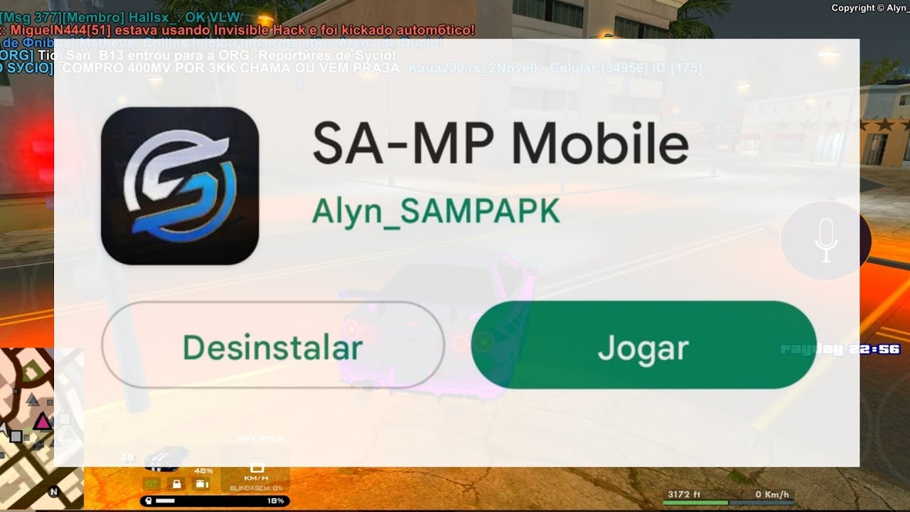 COMO BAIXAR O NOVO SAMP DA PLAY STORE "SAMP ALYN" COM SUPORTE A CLEO ...