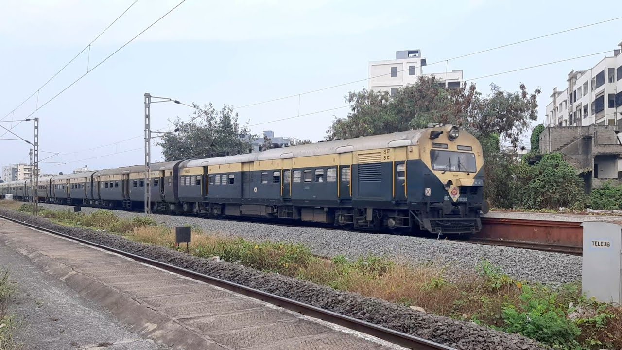 Train Videos | MEMU Local Train at Railway Station | Furious MEMU ...
