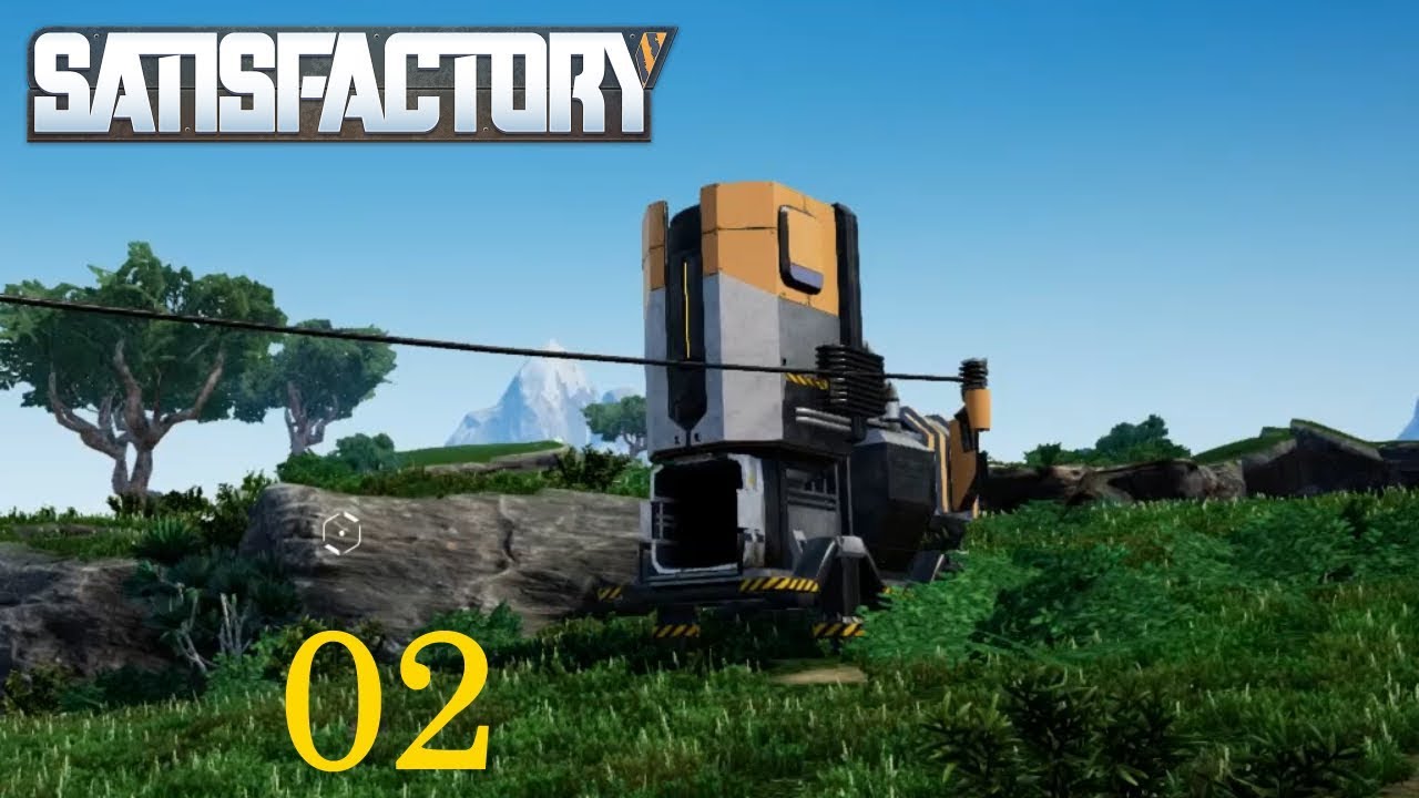 Satisfactory 02 "Wir haben eine Schmelze" Let's Play Gameplay German Deutsch - YouTube