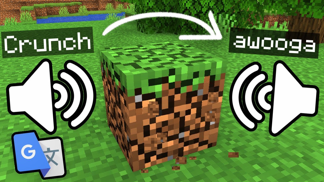 I Put Every Minecraft SOUND Through Google Translate 1 QUADRILLION ...