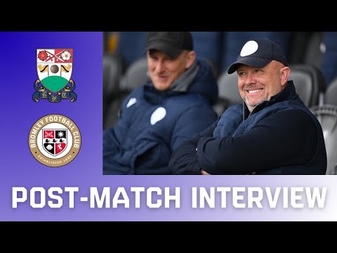 Andy Woodman after our draw against Barnet  