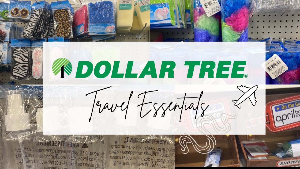 Dollar Tree Travel Essentials | Tanasia K - YouTube