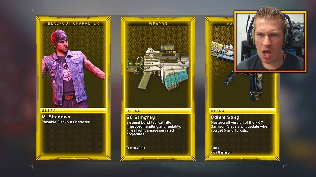 120 RESERVE CASES OPENING IN BLACK OPS 4 - YouTube