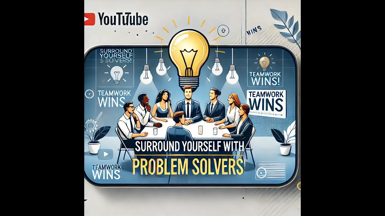Surround Yourself with Problem Solvers! - YouTube