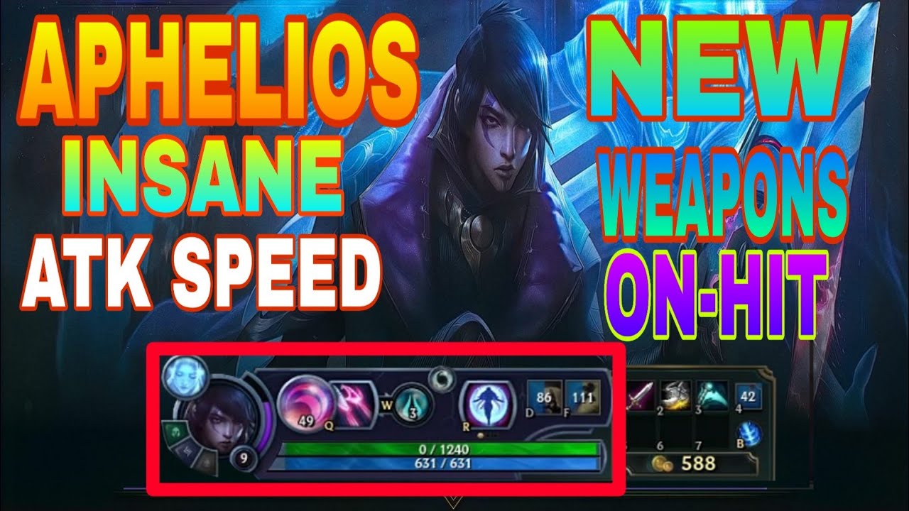 APHELIOS insane MID gameplay ∥ (INFINITE SPELLS) - League of Legends ...