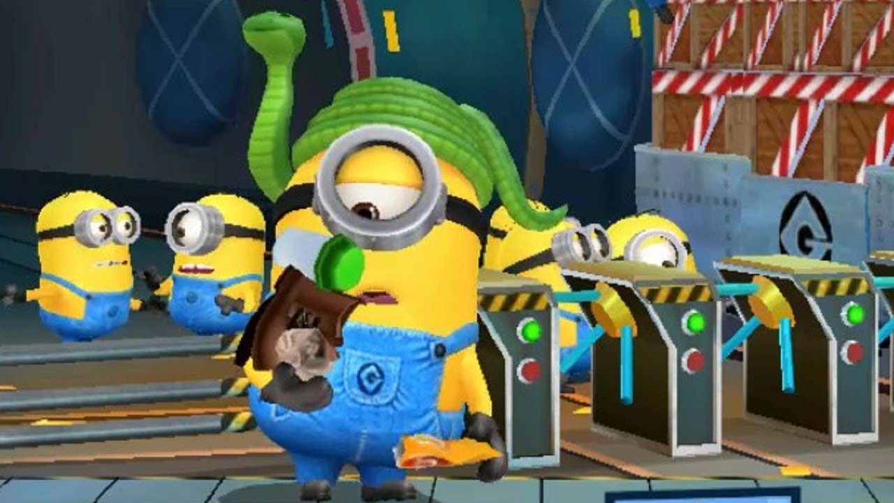 Minion Rush Stuart Serpenteante se desliza bajo 10 Obstaculos - YouTube
