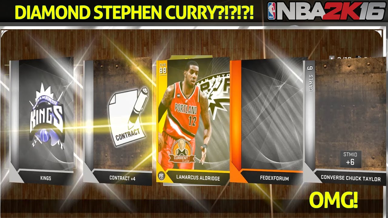 NBA 2k16-My Team-Pack Opening-Moments:Playoffs Edition Box-DIAMOND ...