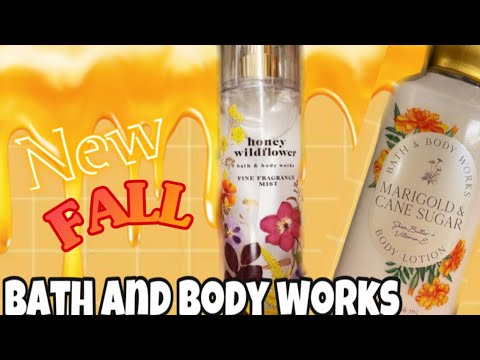 BATH AND BODY WORKS FALL 2021 NEW MARIGOLD AND SUGAR CANE BODY CARE ...