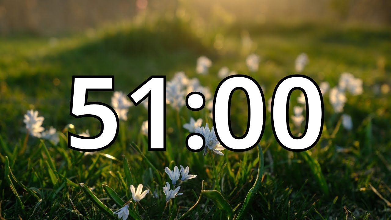 51 Minutes Timer with Music | Spring Timer - YouTube