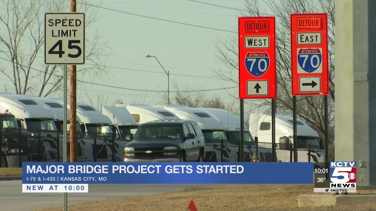 Major KC bridge project gets started, expected to finish in 2020 - YouTube