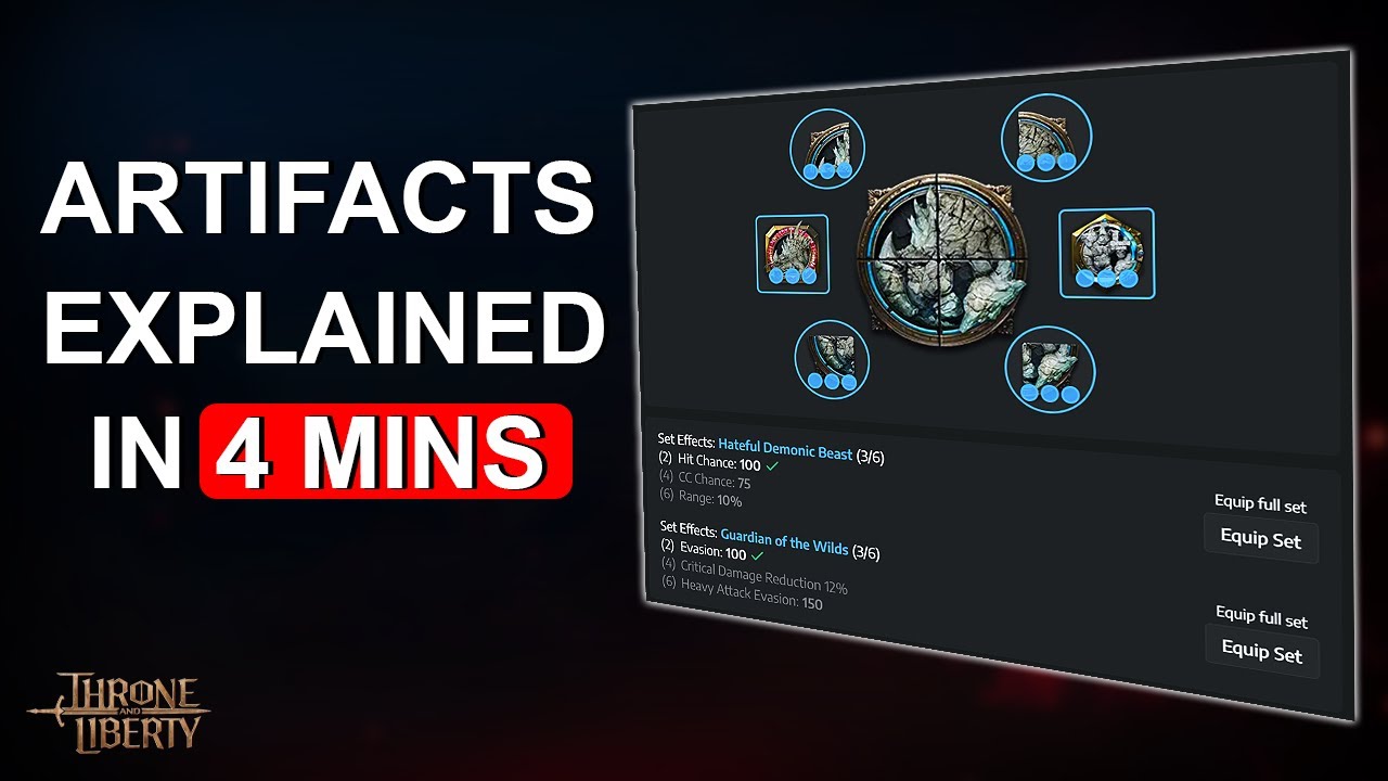 New Artifact System Explained in Under 4 Minutes | Throne and Liberty ...