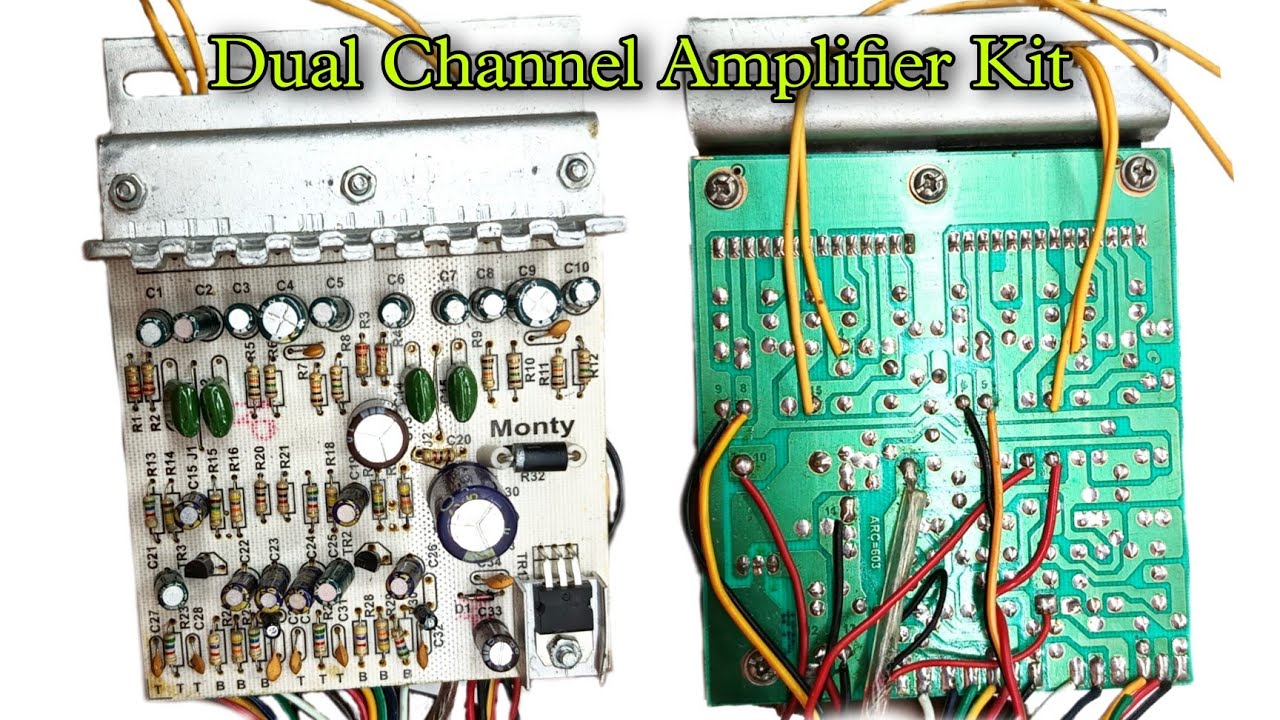 4440 Dual Channel Amplifier Kit|4440 IC 12v Best Audio Board|Monty ...