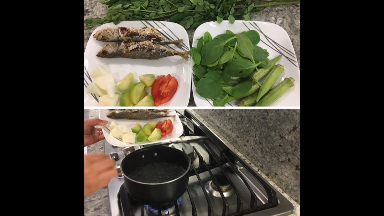 1 Minute Dish Sinabawan Pritong Isda With Gulay - YouTube