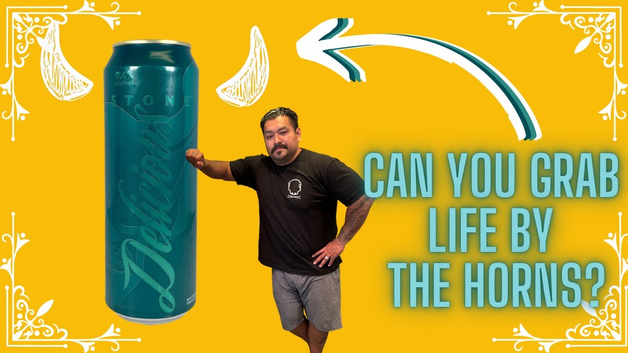 Stone delicious double ipa! watch the chug and review! - YouTube