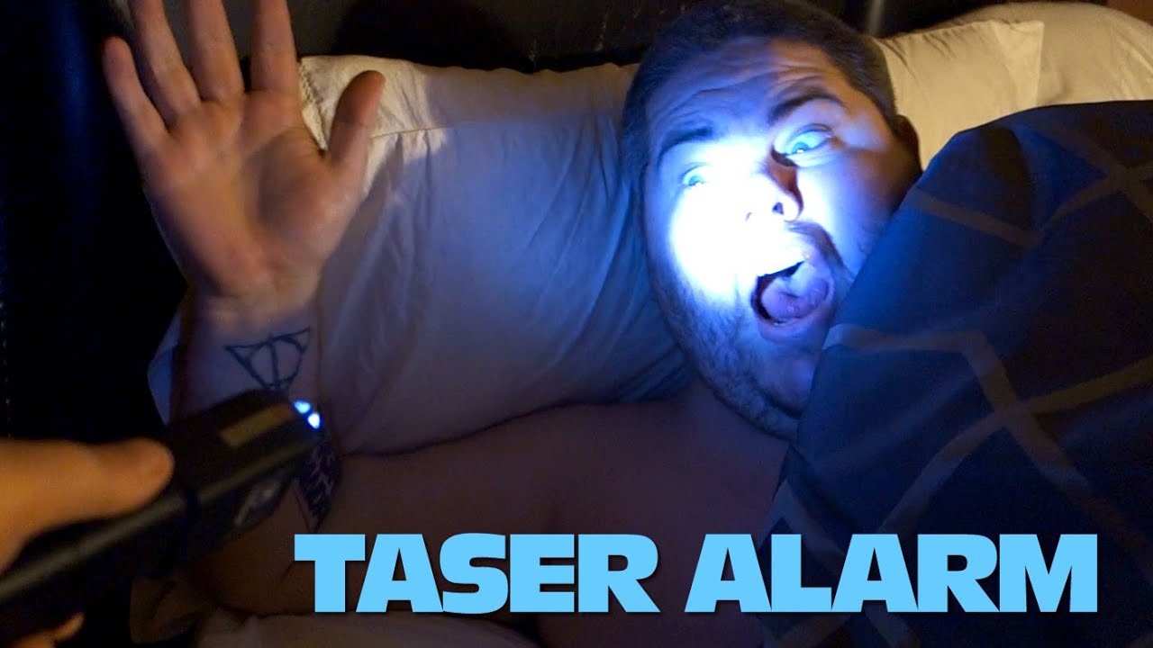 THE TASER ALARM CLOCK! - YouTube