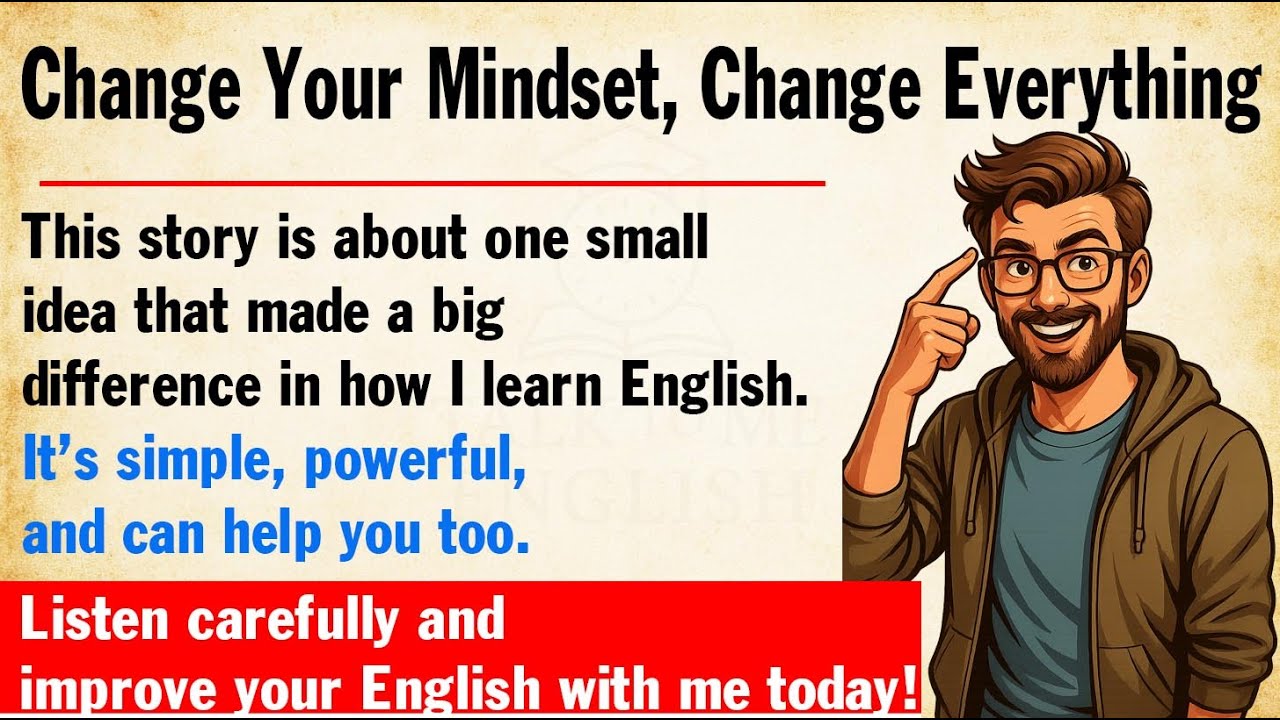 The one mindset shift that changed my English forever | Learn English ...