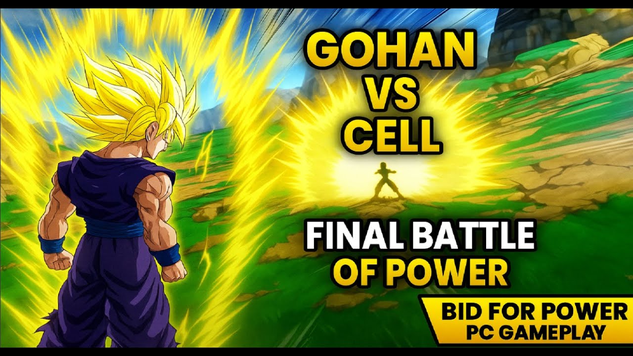 Gohan vs Cell 🔥 Final Battle of Power | DBZ Bid for Power Gameplay ...