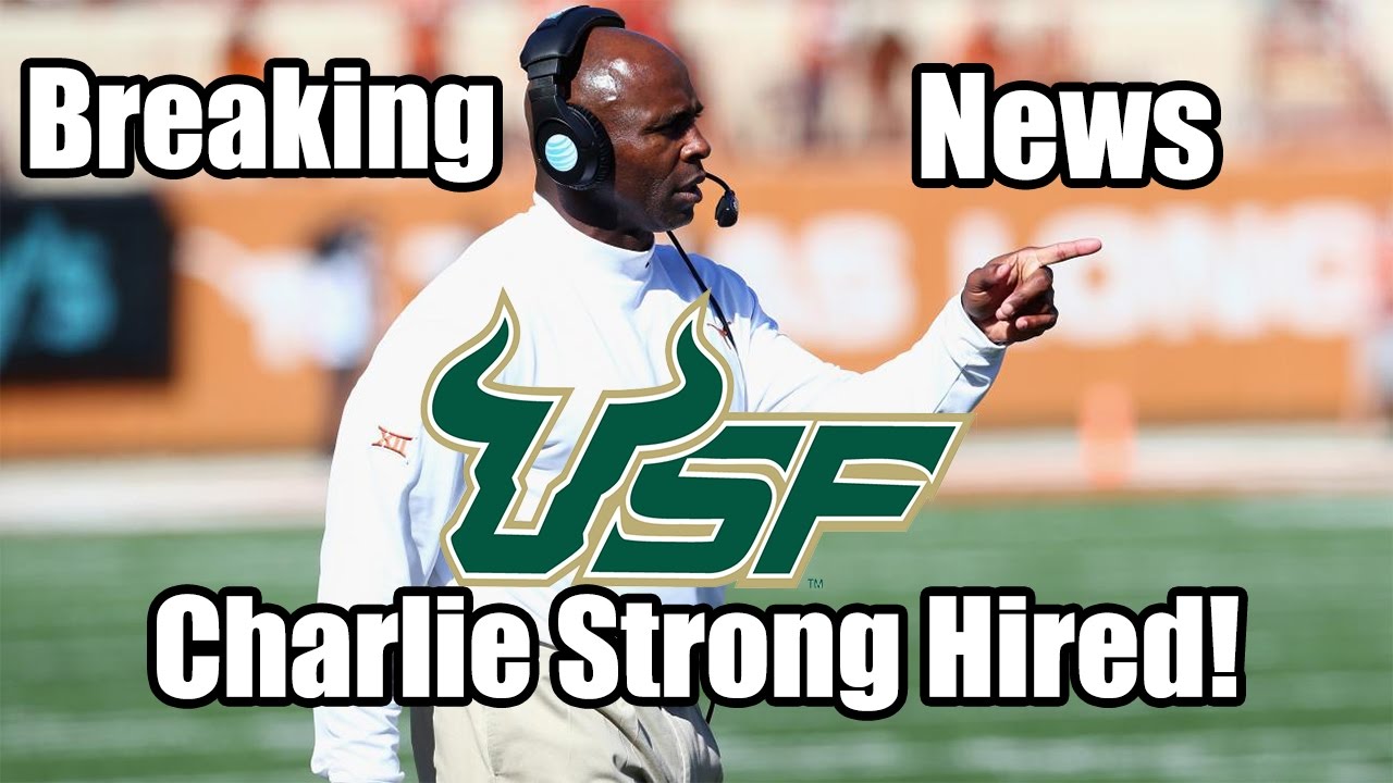 South Florida Hires Charlie Strong To Be The Next Head Coach - YouTube